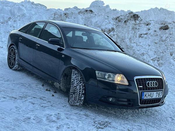 Black Audi A6 2008 in Siauliai, with an engine capacity of 2.97 L and mileage of 395 thousand km for 3400 €, photo 4 on AUTOMOTO.COM.LV