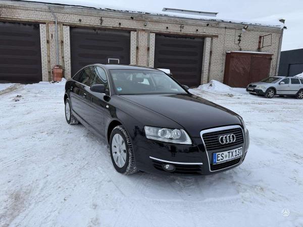 Black Audi A6 2008 in Panevezys, with an engine capacity of 1.97 L and mileage of 318 thousand km for 4650 €, photo 5 on AUTOMOTO.COM.LV