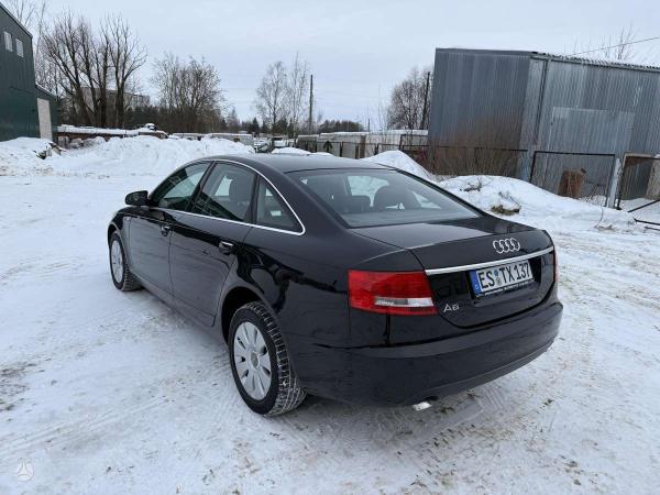 Black Audi A6 2008 in Panevezys, with an engine capacity of 1.97 L and mileage of 318 thousand km for 4650 €, photo 6 on AUTOMOTO.COM.LV