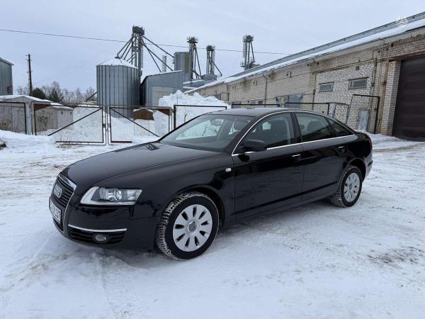 Black Audi A6 2008 in Panevezys, with an engine capacity of 1.97 L and mileage of 318 thousand km for 4650 €, photo 9 on AUTOMOTO.COM.LV