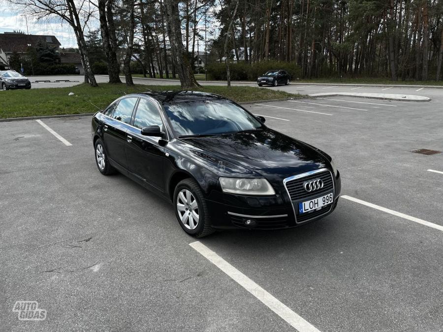 Melns Audi A6 2008 Kauņa, ar dzinēja tilpumu 2.70 L un nobraukumu 359 tūkst. km par 4149 €, foto 1 vietnē AUTOMOTO.COM.LV