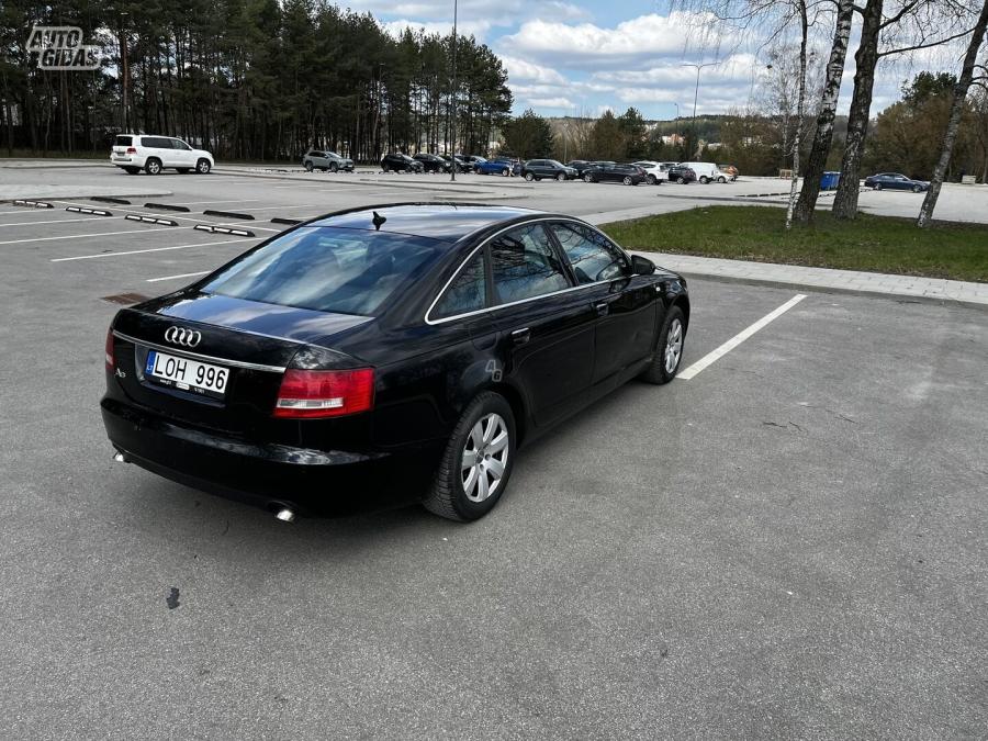 Melns Audi A6 2008 Kauņa, ar dzinēja tilpumu 2.70 L un nobraukumu 359 tūkst. km par 4149 €, foto 6 vietnē AUTOMOTO.COM.LV