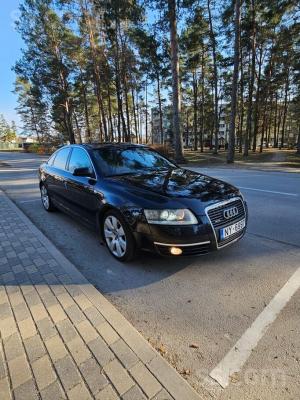 Black Audi A6 2008 in Riga, with an engine capacity of 2.70 L and mileage of 336 thousand km for 3800 €, photo  on AUTOMOTO.COM.LV