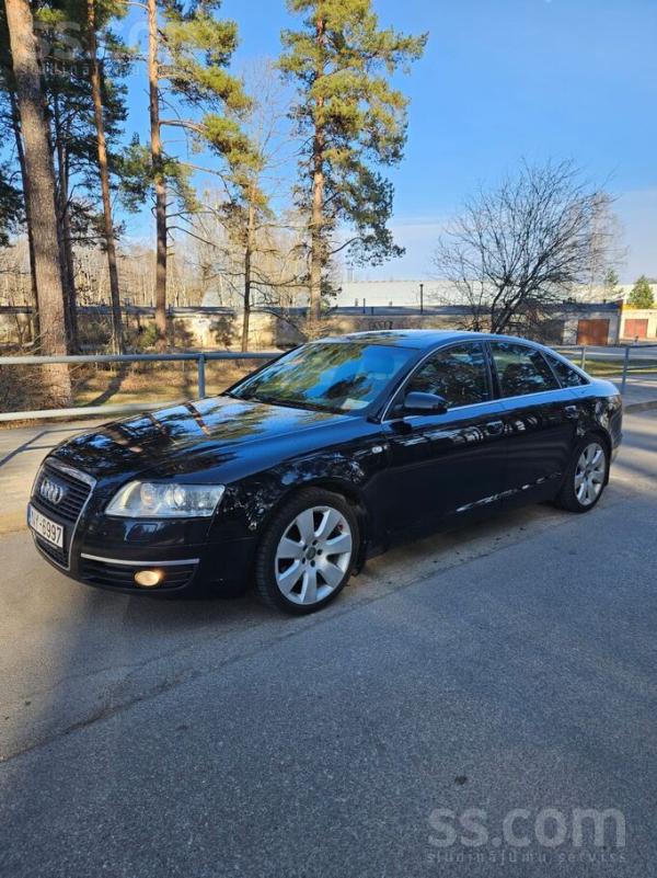 Melns Audi A6 2008 Rīga, ar dzinēja tilpumu 2.70 L un nobraukumu 336 tūkst. km par 3800 €, foto 2 vietnē AUTOMOTO.COM.LV
