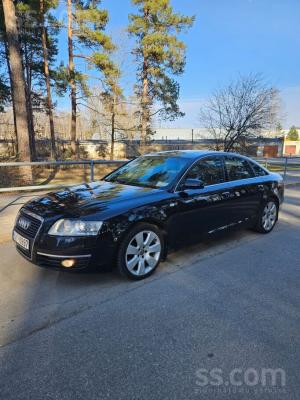 Black Audi A6 2008 in Riga, with an engine capacity of 2.70 L and mileage of 336 thousand km for 3800 €, photo 3 on AUTOMOTO.COM.LV