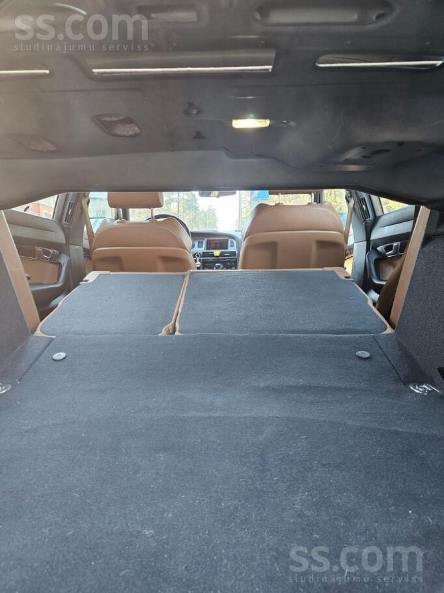 Black Audi A6 2008 in Riga, with an engine capacity of 2.70 L and mileage of 336 thousand km for 3800 €, photo 6 on AUTOMOTO.COM.LV