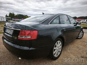 Black Audi A6 2008 in Riga, with an engine capacity of 2.70 L and mileage of 0 thousand km for 5300 €, photo 5 on AUTOMOTO.COM.LV