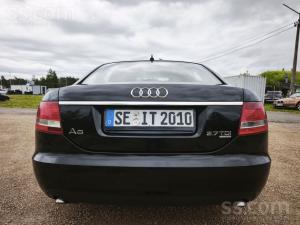 Black Audi A6 2008 in Riga, with an engine capacity of 2.70 L and mileage of 0 thousand km for 5300 €, photo 7 on AUTOMOTO.COM.LV