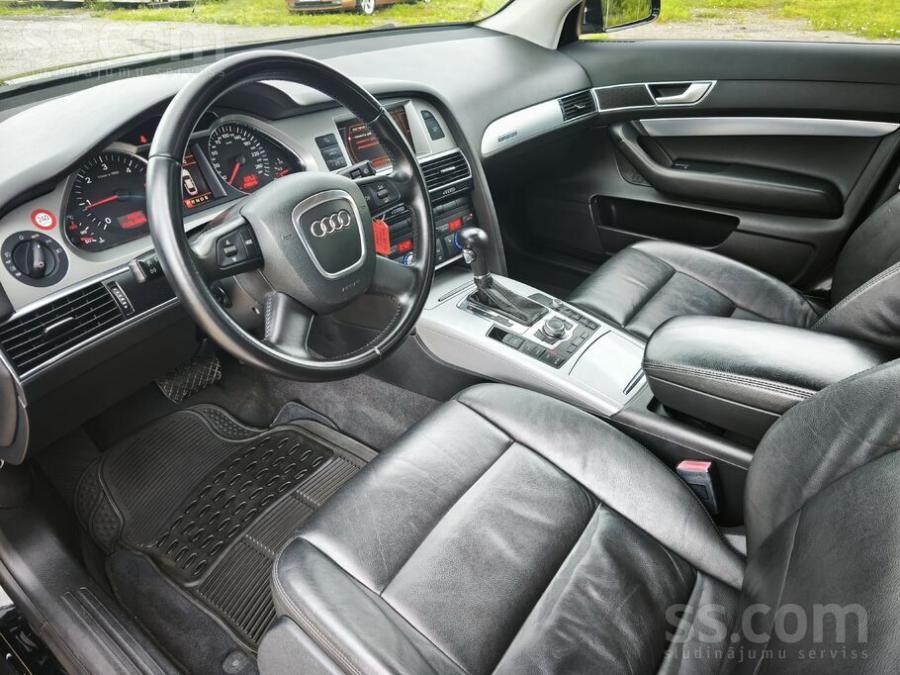 Black Audi A6 2008 in Riga, with an engine capacity of 2.70 L and mileage of 0 thousand km for 5300 €, photo 8 on AUTOMOTO.COM.LV
