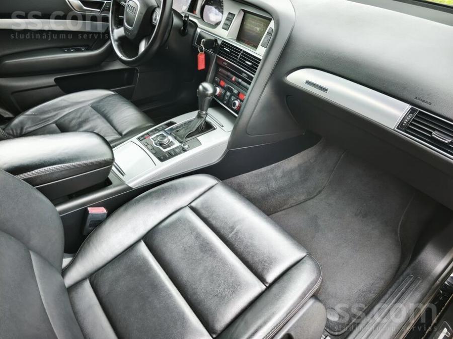 Black Audi A6 2008 in Riga, with an engine capacity of 2.70 L and mileage of 0 thousand km for 5300 €, photo 9 on AUTOMOTO.COM.LV