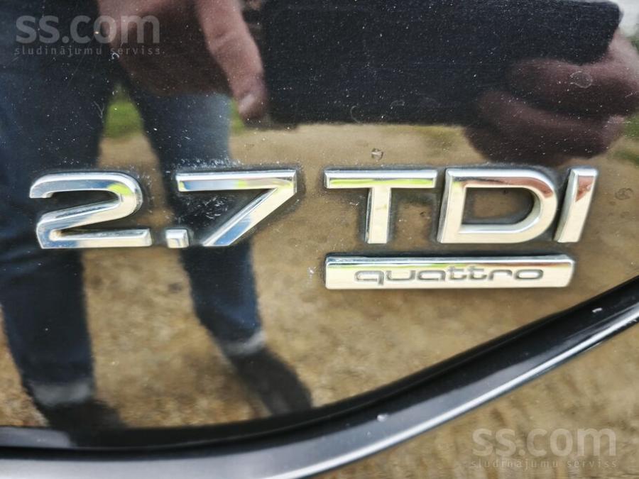 Black Audi A6 2008 in Riga, with an engine capacity of 2.70 L and mileage of 0 thousand km for 5300 €, photo 22 on AUTOMOTO.COM.LV
