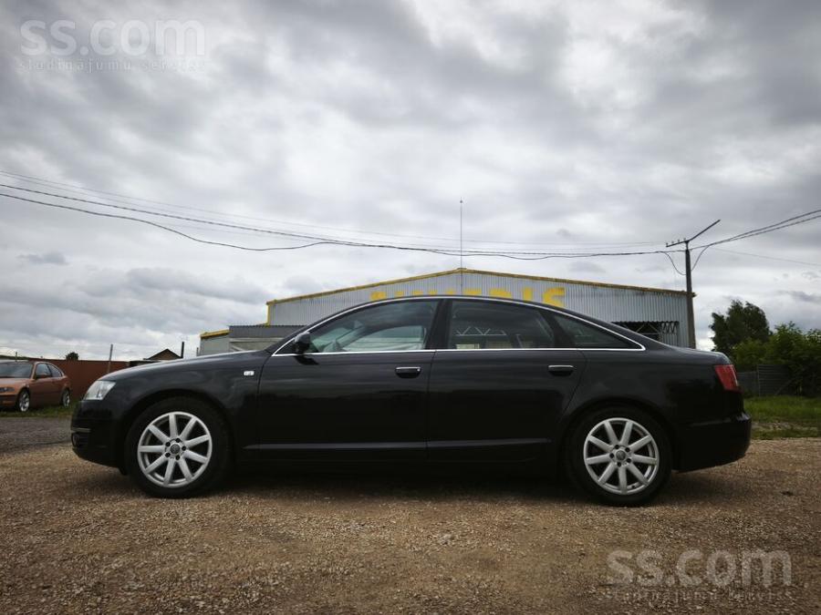 Black Audi A6 2008 in Riga, with an engine capacity of 2.70 L and mileage of 0 thousand km for 5300 €, photo 26 on AUTOMOTO.COM.LV