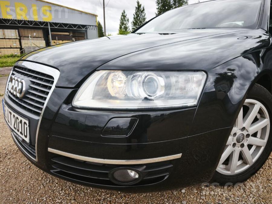 Black Audi A6 2008 in Riga, with an engine capacity of 2.70 L and mileage of 0 thousand km for 5300 €, photo 29 on AUTOMOTO.COM.LV