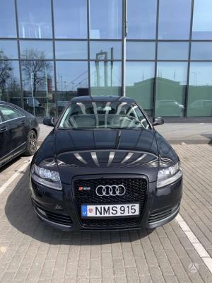 Melns Audi A6 2008 Kauņa, ar dzinēja tilpumu 3.00 L un nobraukumu 282 tūkst. km par 4500 €, foto  vietnē AUTOMOTO.COM.LV