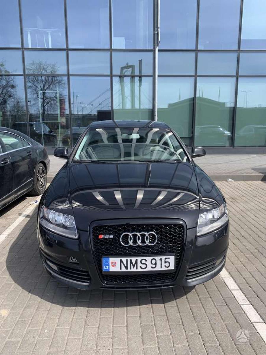 Melns Audi A6 2008 Kauņa, ar dzinēja tilpumu 3.00 L un nobraukumu 282 tūkst. km par 4500 €, foto 1 vietnē AUTOMOTO.COM.LV