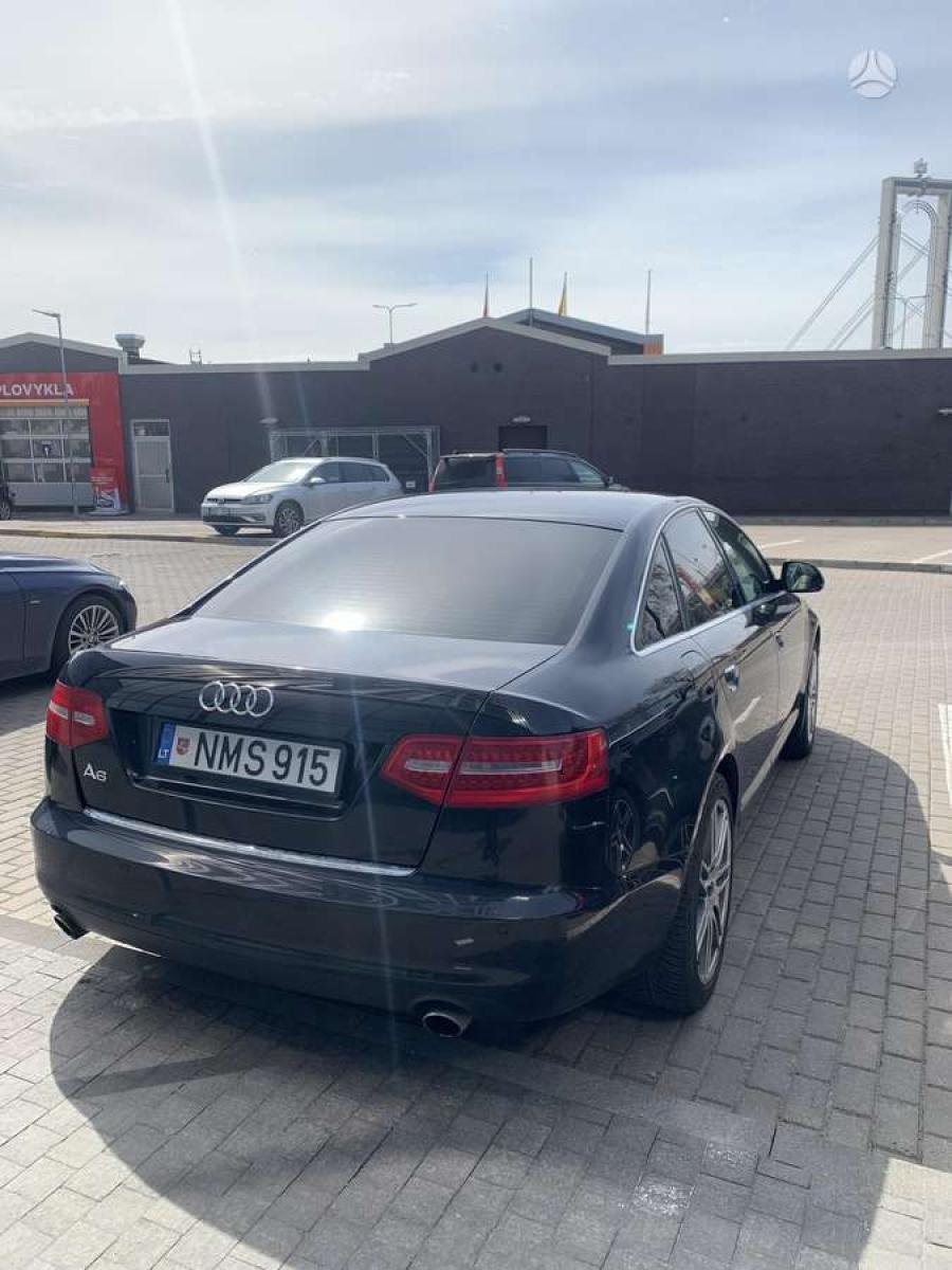 Melns Audi A6 2008 Kauņa, ar dzinēja tilpumu 3.00 L un nobraukumu 282 tūkst. km par 4500 €, foto 3 vietnē AUTOMOTO.COM.LV