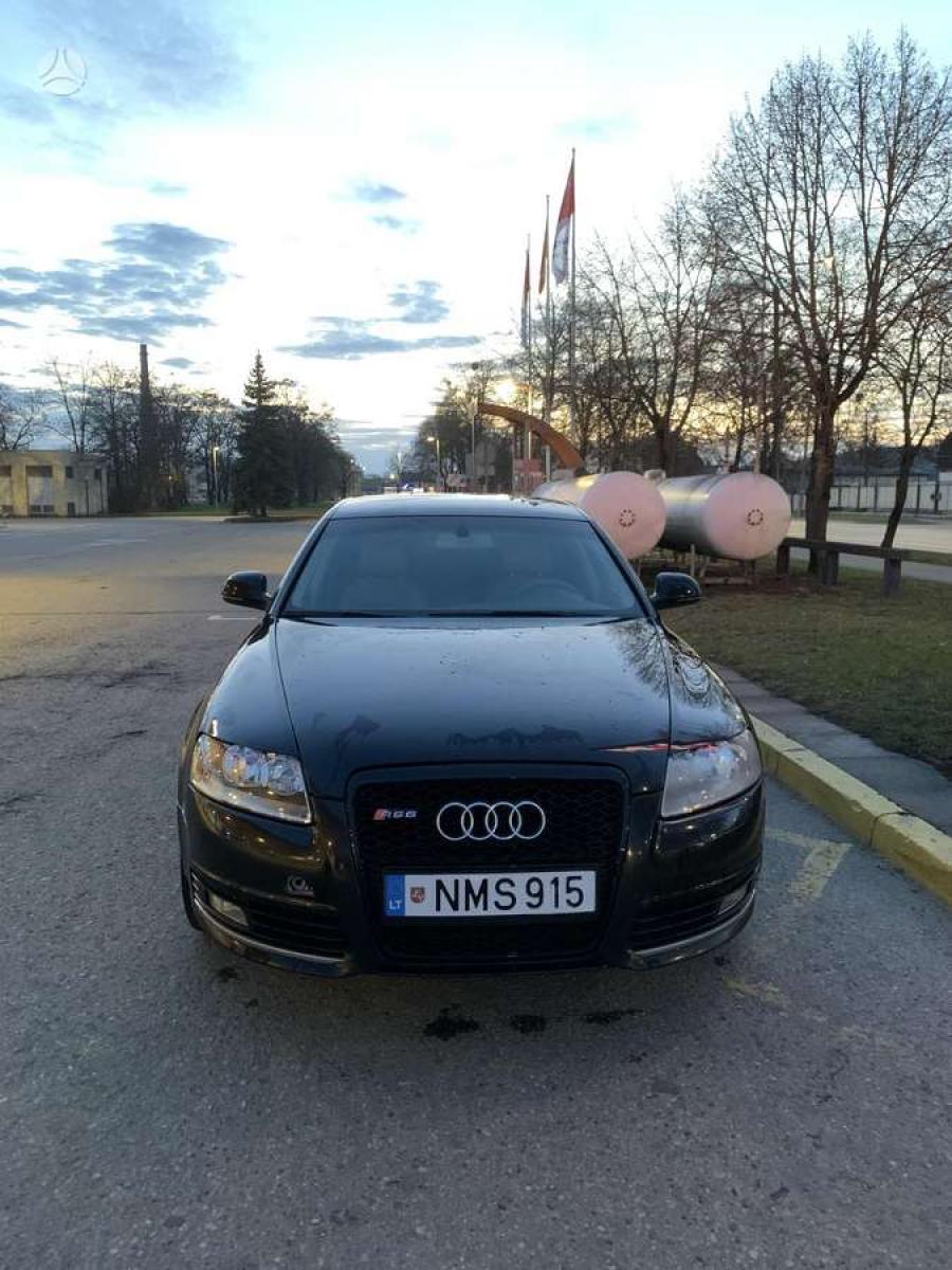 Melns Audi A6 2008 Kauņa, ar dzinēja tilpumu 3.00 L un nobraukumu 282 tūkst. km par 4500 €, foto 4 vietnē AUTOMOTO.COM.LV