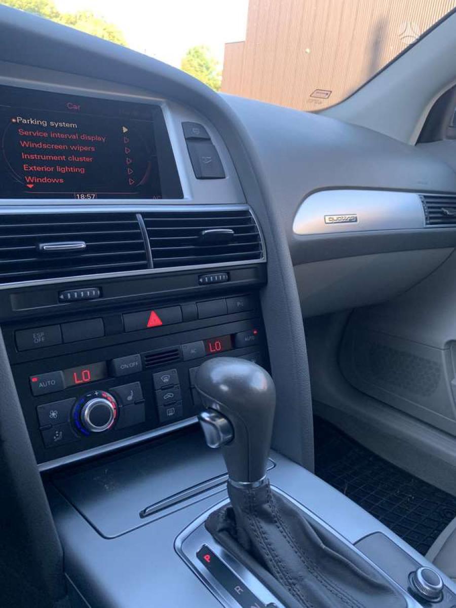 Melns Audi A6 2008 Kauņa, ar dzinēja tilpumu 3.00 L un nobraukumu 282 tūkst. km par 4500 €, foto 8 vietnē AUTOMOTO.COM.LV