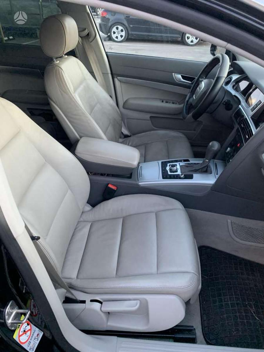 Melns Audi A6 2008 Kauņa, ar dzinēja tilpumu 3.00 L un nobraukumu 282 tūkst. km par 4500 €, foto 13 vietnē AUTOMOTO.COM.LV