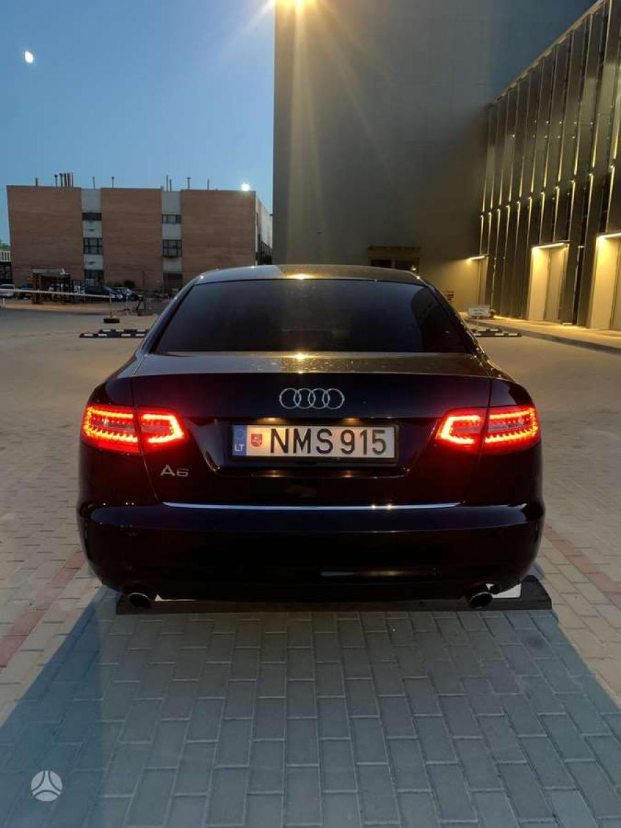 Melns Audi A6 2008 Kauņa, ar dzinēja tilpumu 3.00 L un nobraukumu 282 tūkst. km par 4500 €, foto 15 vietnē AUTOMOTO.COM.LV