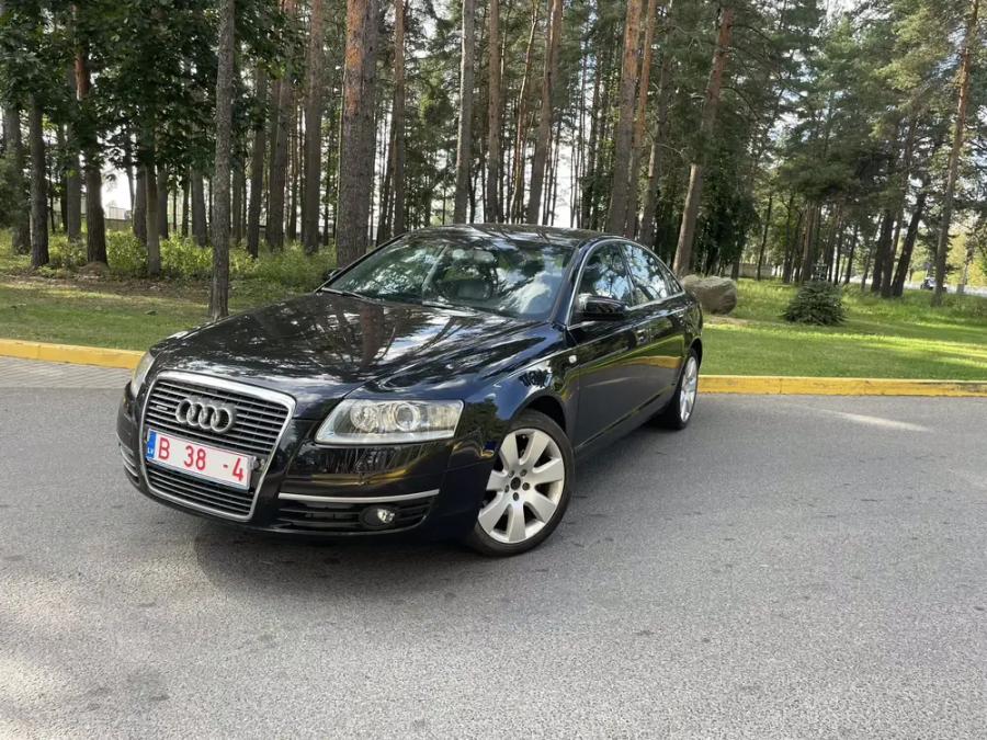 Black Audi A6 2008 in Riga, with an engine capacity of 3.00 L and mileage of 242 thousand km for 2500 €, photo 1 on AUTOMOTO.COM.LV
