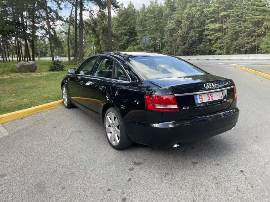 Black Audi A6 2008 in Riga, with an engine capacity of 3.00 L and mileage of 242 thousand km for 2500 €, photo 6 on AUTOMOTO.COM.LV