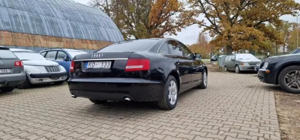 Черный Ауди А6 2008 в Валмиера, объемом двигателя 2.70 л и пробегом 373 тыс. км за 3750 €, фото 3 на AUTOMOTO.COM.LV