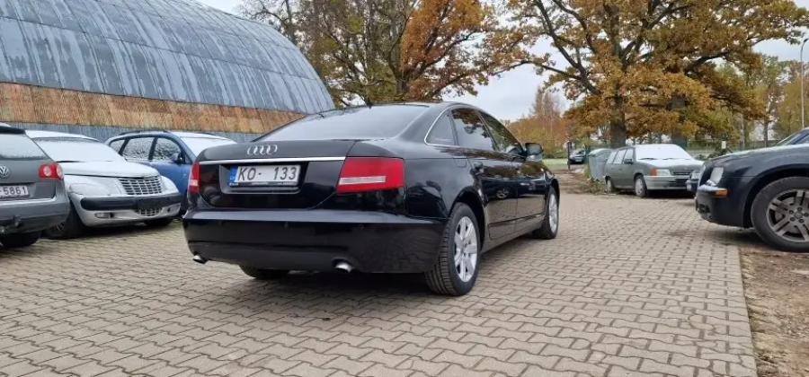 Black Audi A6 2008 in Valmiera, with an engine capacity of 2.70 L and mileage of 373 thousand km for 3750 €, photo 4 on AUTOMOTO.COM.LV