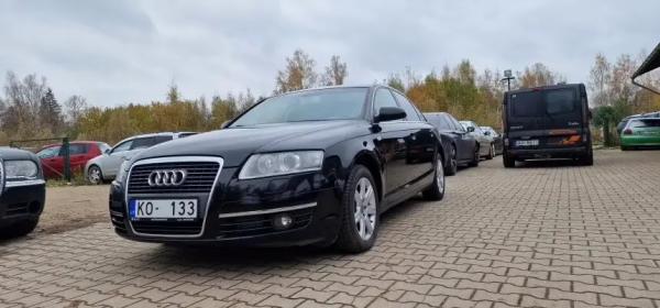 Черный Ауди А6 2008 в Валмиера, объемом двигателя 2.70 л и пробегом 373 тыс. км за 3750 €, фото 7 на AUTOMOTO.COM.LV