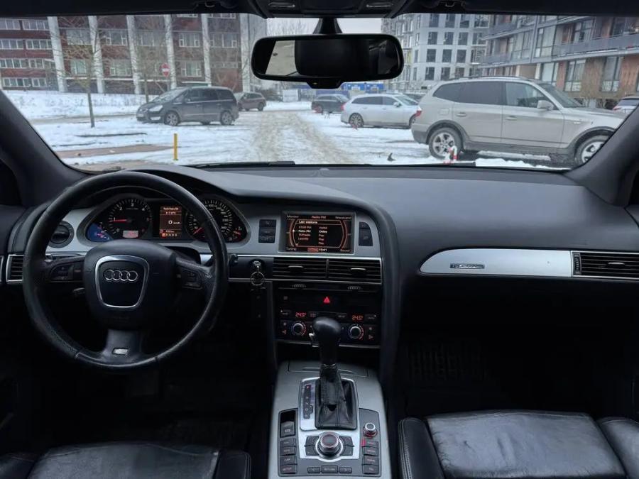 Black Audi A6 2008 in Riga, with an engine capacity of 3.00 L and mileage of 335 thousand km for 3390 €, photo 11 on AUTOMOTO.COM.LV