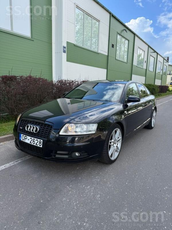 Black Audi A6 2008 in Riga, with an engine capacity of 3.00 L and mileage of 0 thousand km for 4500 €, photo 2 on AUTOMOTO.COM.LV