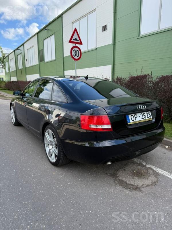 Black Audi A6 2008 in Riga, with an engine capacity of 3.00 L and mileage of 0 thousand km for 4500 €, photo 4 on AUTOMOTO.COM.LV