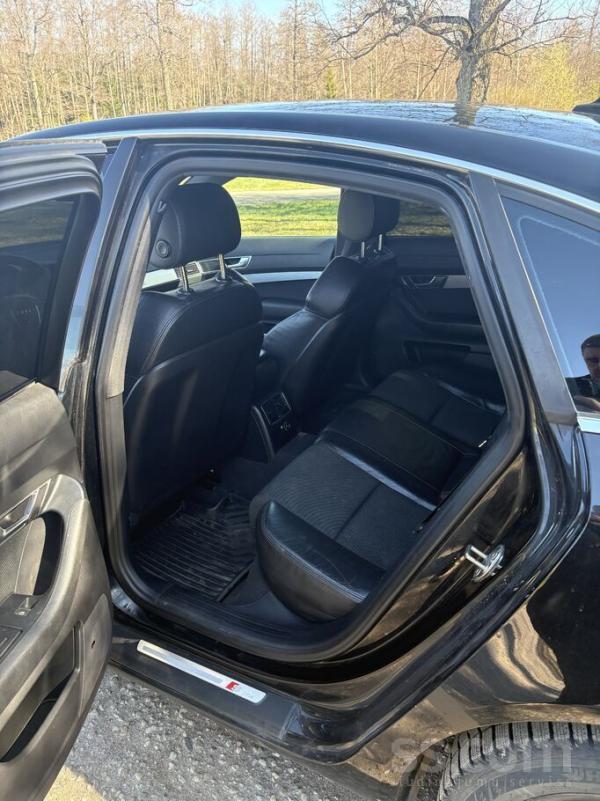 Melns Audi A6 2008 Gulbene, ar dzinēja tilpumu 3.00 L un nobraukumu 320 tūkst. km par 4000 €, foto 5 vietnē AUTOMOTO.COM.LV