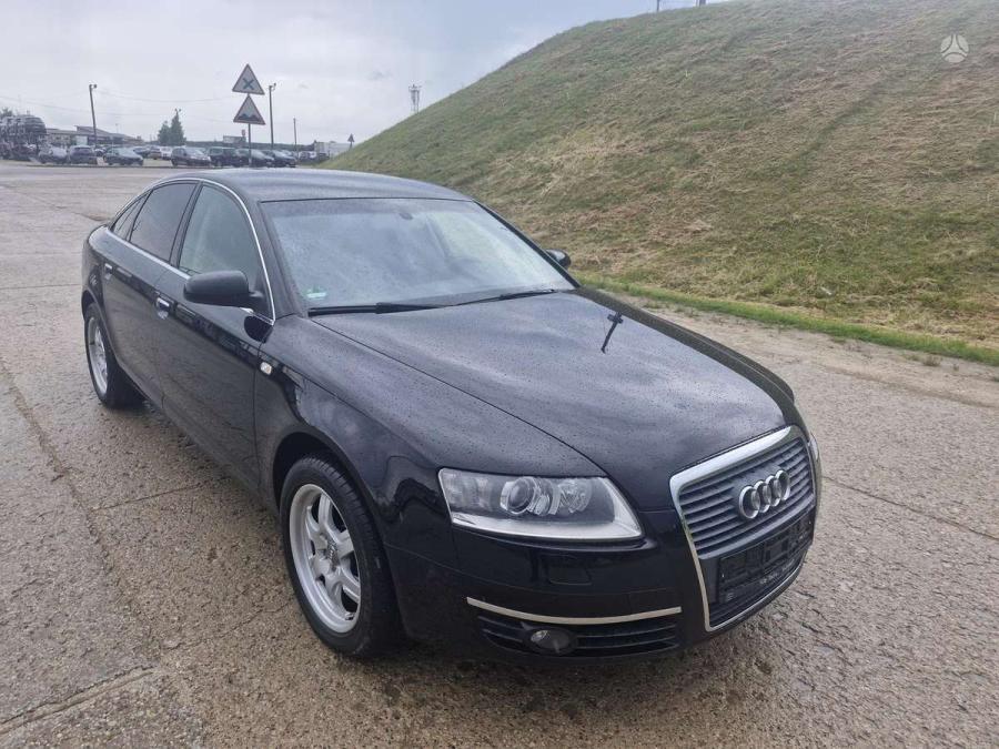Черный Ауди А6 2008 в Вильнюс, объемом двигателя 2.70 л и пробегом 265 тыс. км за 3950 €, фото 5 на AUTOMOTO.COM.LV