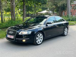 Black Audi A6 2008 in Riga, with an engine capacity of 2.70 L and mileage of 0 thousand km for 3899 €, photo  on AUTOMOTO.COM.LV