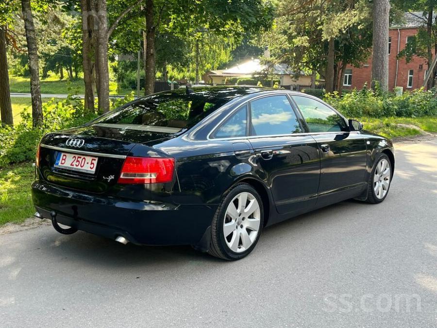 Black Audi A6 2008 in Riga, with an engine capacity of 2.70 L and mileage of 0 thousand km for 3899 €, photo 6 on AUTOMOTO.COM.LV