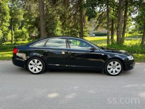 Black Audi A6 2008 in Riga, with an engine capacity of 2.70 L and mileage of 0 thousand km for 3899 €, photo 7 on AUTOMOTO.COM.LV