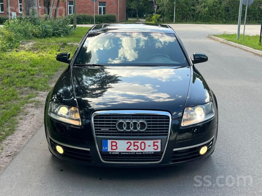 Black Audi A6 2008 in Riga, with an engine capacity of 2.70 L and mileage of 0 thousand km for 3899 €, photo 9 on AUTOMOTO.COM.LV
