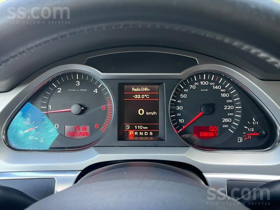 Black Audi A6 2008 in Riga, with an engine capacity of 2.70 L and mileage of 0 thousand km for 3899 €, photo 13 on AUTOMOTO.COM.LV