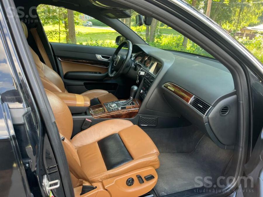 Black Audi A6 2008 in Riga, with an engine capacity of 2.70 L and mileage of 0 thousand km for 3899 €, photo 22 on AUTOMOTO.COM.LV