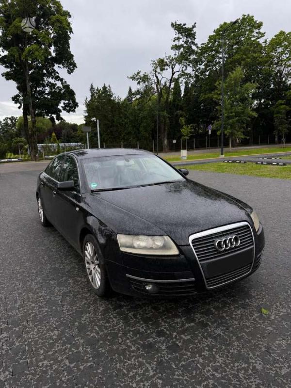 Black Audi A6 2008 in Kaunas, with an engine capacity of 2.97 L and mileage of 3 thousand km for 1750 €, photo 1 on AUTOMOTO.COM.LV