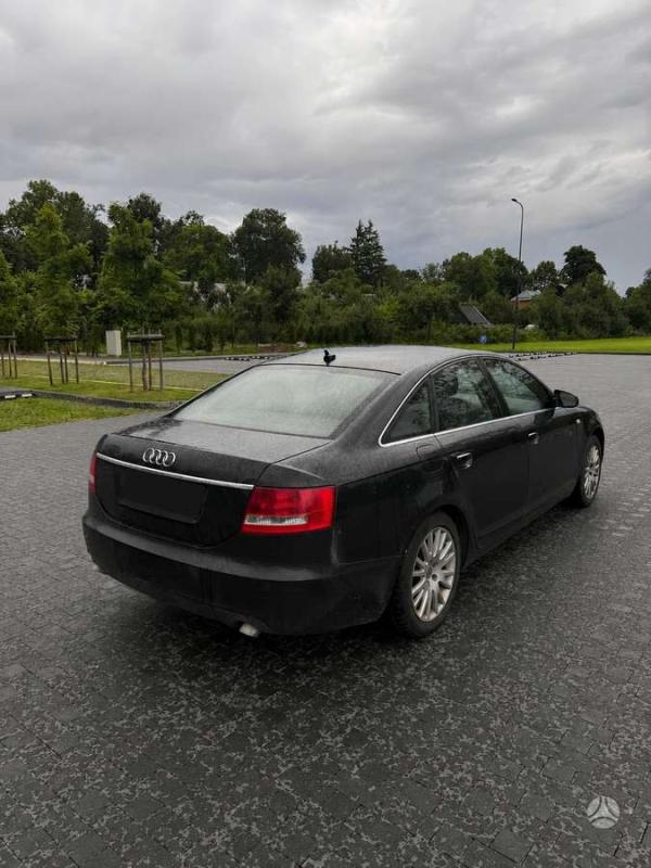 Black Audi A6 2008 in Kaunas, with an engine capacity of 2.97 L and mileage of 3 thousand km for 1750 €, photo 4 on AUTOMOTO.COM.LV