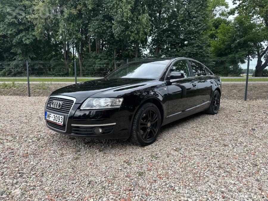 Melns Audi A6 2008 Cēsis, ar dzinēja tilpumu 3.00 L un nobraukumu 0 tūkst. km par 4900 €, foto 1 vietnē AUTOMOTO.COM.LV
