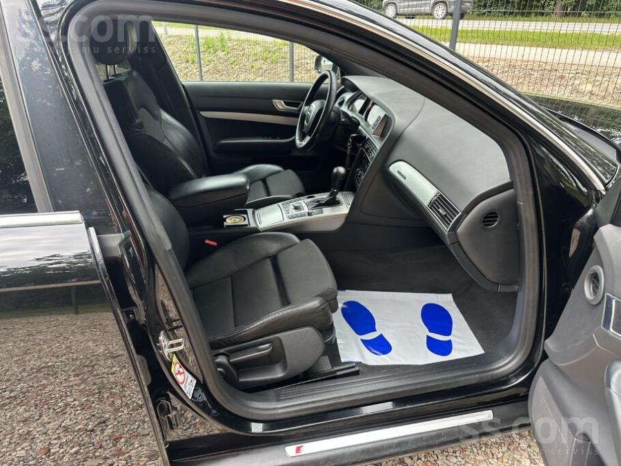 Melns Audi A6 2008 Cēsis, ar dzinēja tilpumu 3.00 L un nobraukumu 0 tūkst. km par 4900 €, foto 9 vietnē AUTOMOTO.COM.LV
