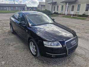 Melns Audi A6 2008 Viļņa, ar dzinēja tilpumu 2.70 L un nobraukumu 269 tūkst. km par 3750 €, foto  vietnē AUTOMOTO.COM.LV