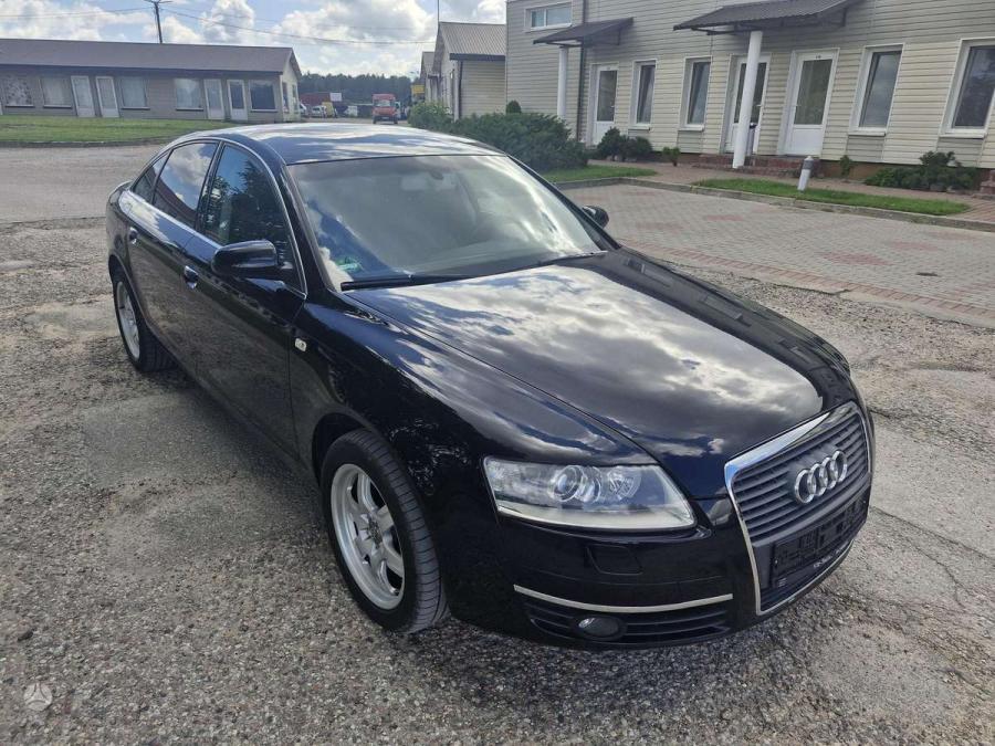Black Audi A6 2008 in Vilnius, with an engine capacity of 2.70 L and mileage of 269 thousand km for 3750 €, photo 1 on AUTOMOTO.COM.LV