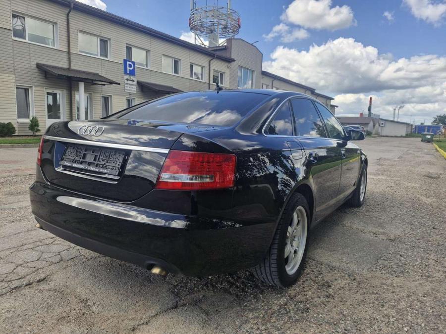 Black Audi A6 2008 in Vilnius, with an engine capacity of 2.70 L and mileage of 269 thousand km for 3750 €, photo 4 on AUTOMOTO.COM.LV