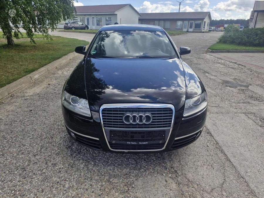 Black Audi A6 2008 in Vilnius, with an engine capacity of 2.70 L and mileage of 269 thousand km for 3750 €, photo 6 on AUTOMOTO.COM.LV
