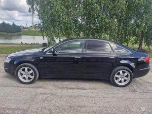 Black Audi A6 2008 in Vilnius, with an engine capacity of 2.70 L and mileage of 269 thousand km for 3750 €, photo 8 on AUTOMOTO.COM.LV