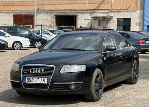 Black Audi A6 2008 in Narva, with an engine capacity of 2.70 L and mileage of 393 thousand km for 1290 €, photo  on AUTOMOTO.COM.LV
